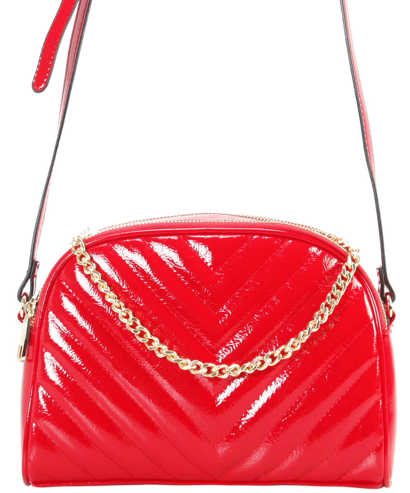 Cute Chevron Stitched Crossbody Bag BR7099