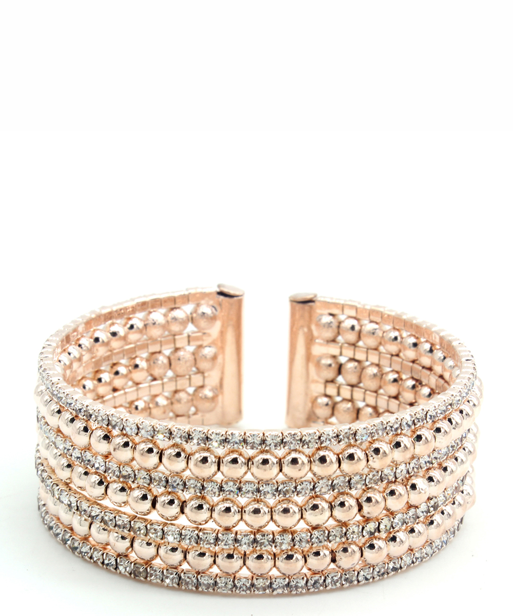 Rhinestone Cuff Bracelet Bangle for Women BS300041