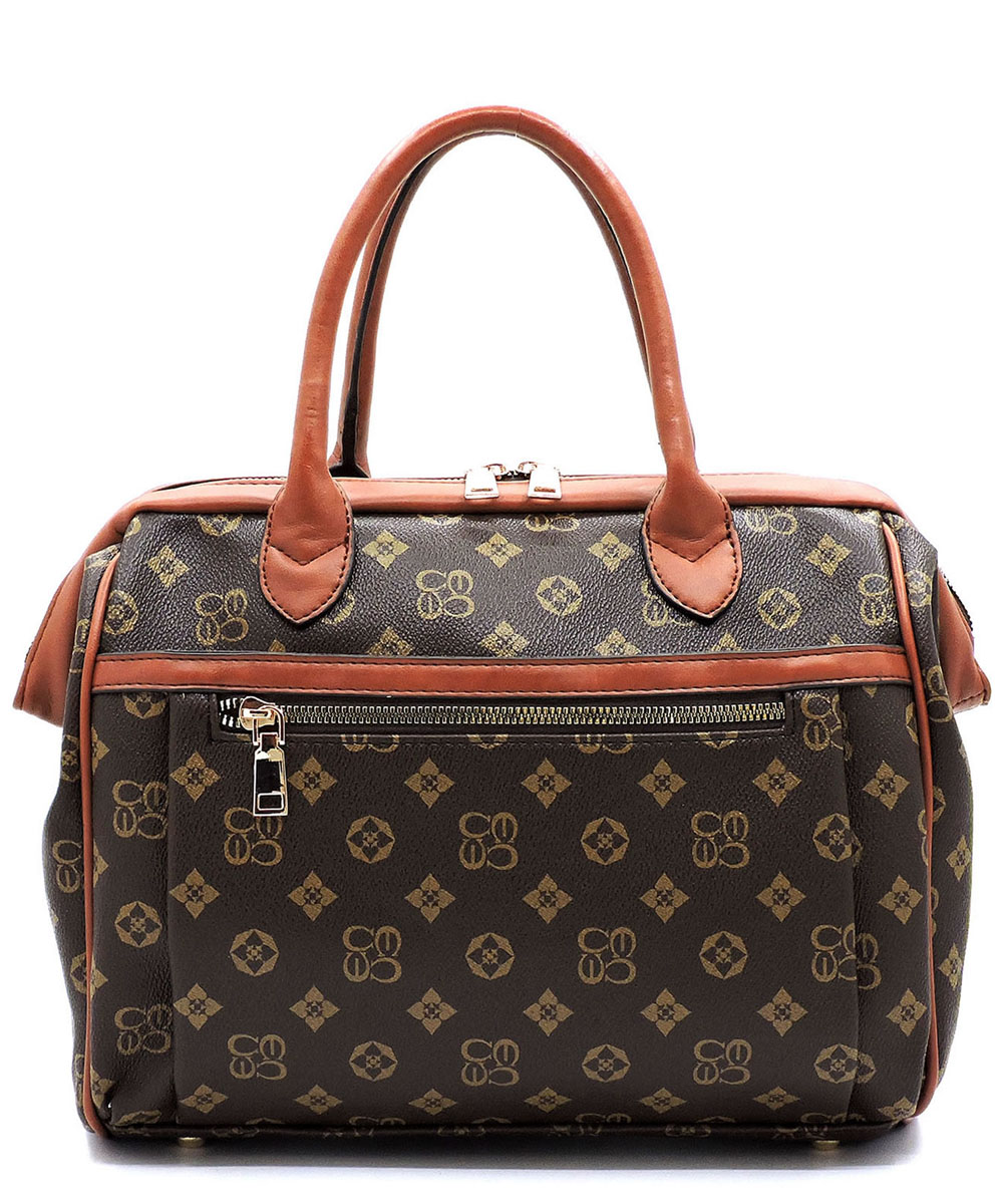 Monogrammed Doctors Satchel Bag CS2734