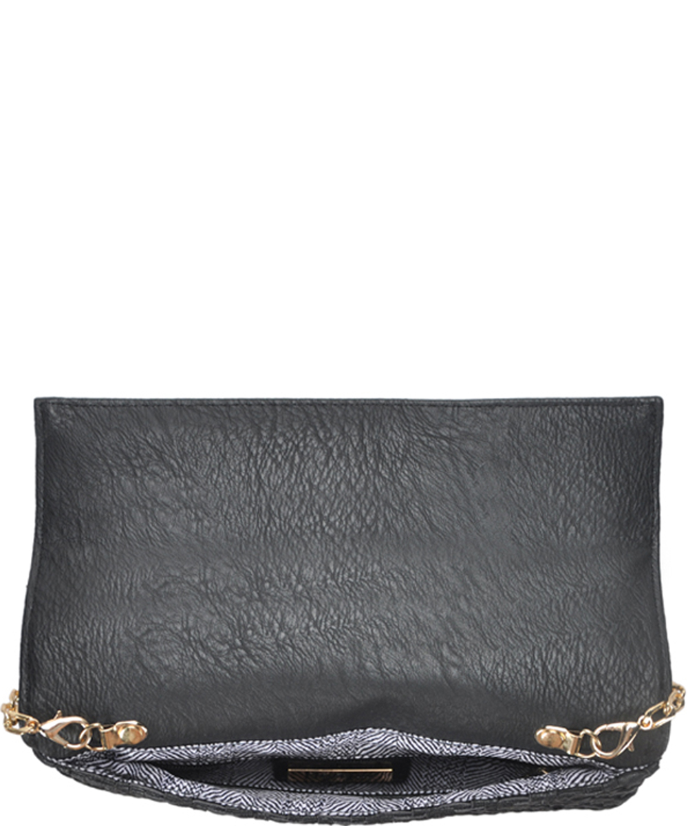 Stitched Flap Over Double Zipper Messenger Bag BGT26611