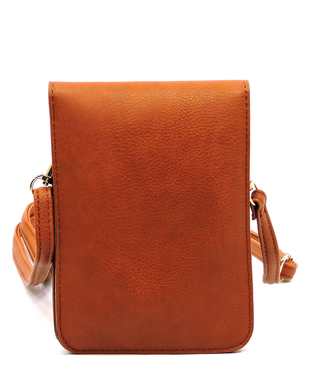 Fashion Push Lock Cell Phone Case Crossbody Bag AD075