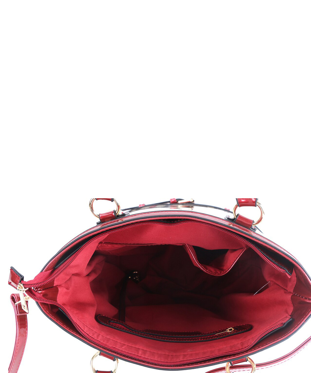2 in 1 Plaid Check Handbag Set GZ-8346W