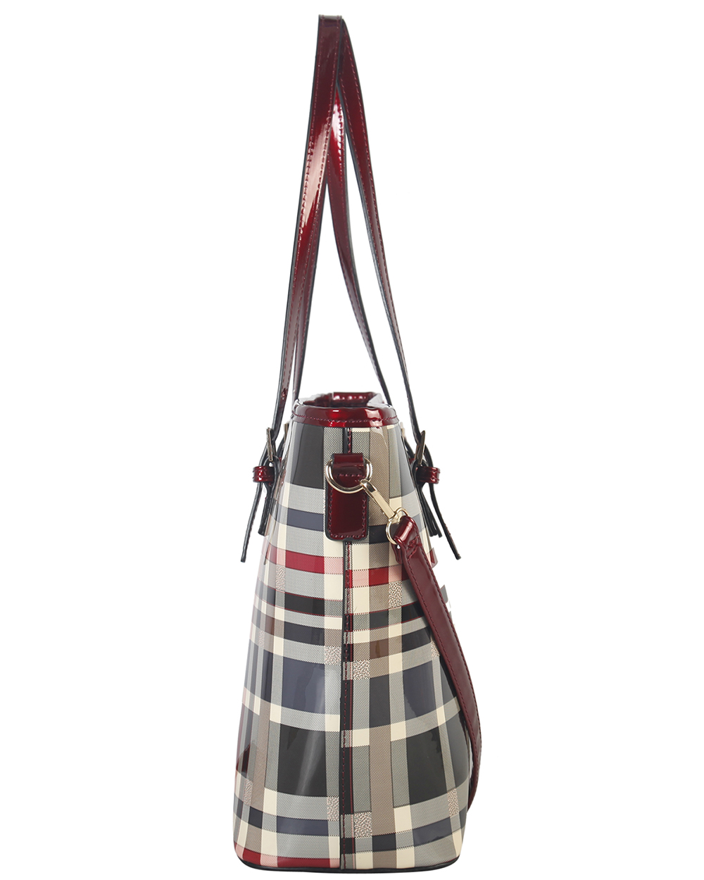 Tote Multicolor 2 in 1 Two Tone Checkerd Tote Bag GZ6927